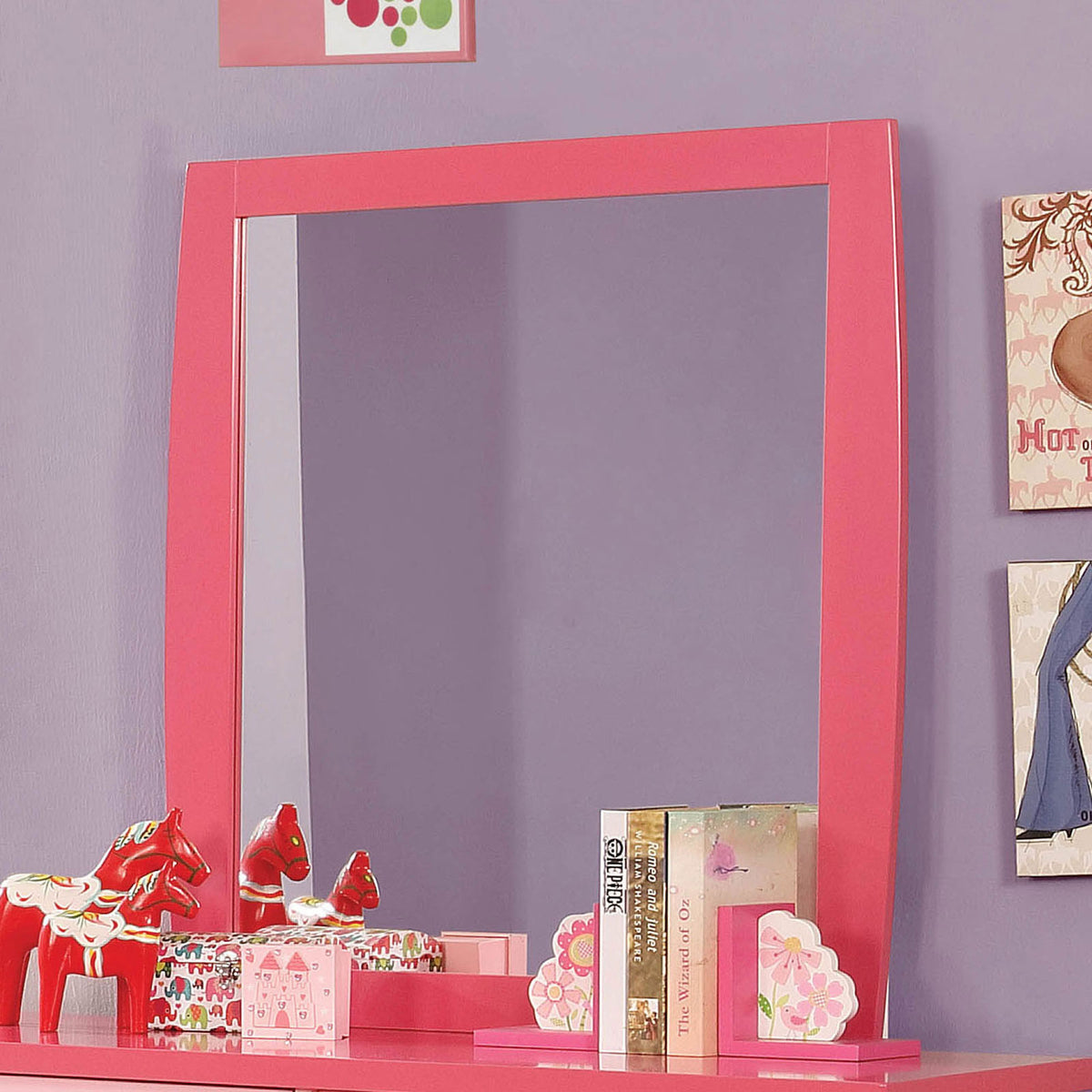Marlee Pink Mirror – Island Furniture of Jamaica